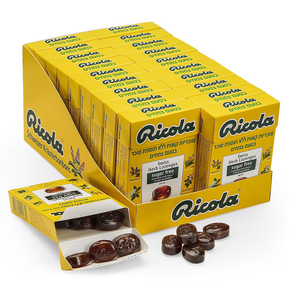 Ricola Sugar Free / Stevia - Box - Herb - Oppenheimer