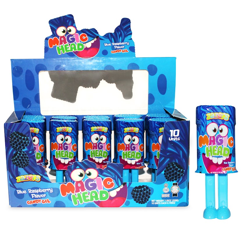 Zazers Magic Head Gel Candy Blue Raspberry Flv - Oppenheimer