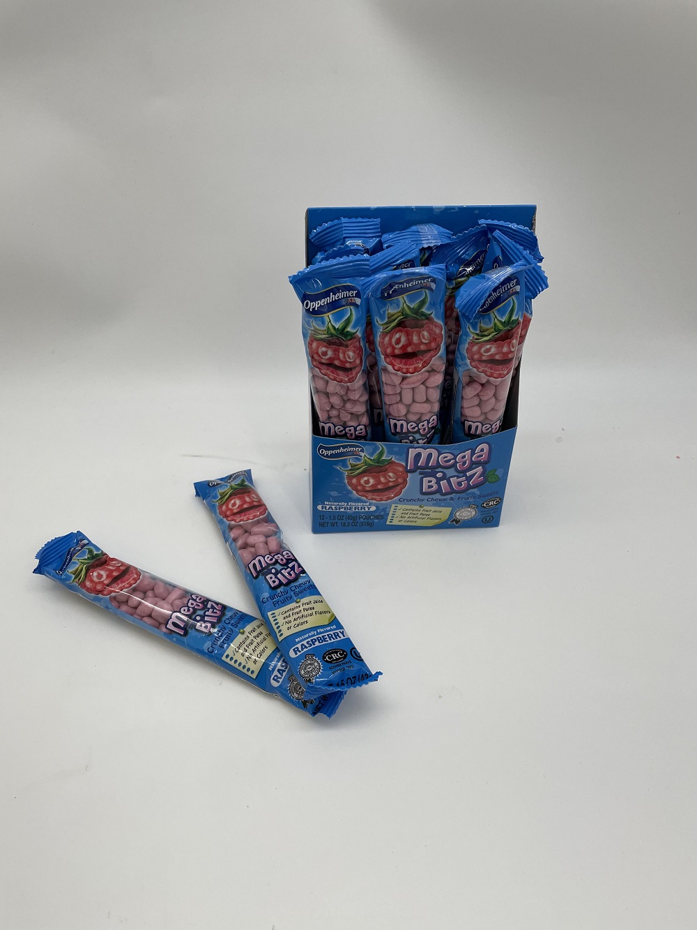 Mega Bitz Candy Raspberry - Oppenheimer