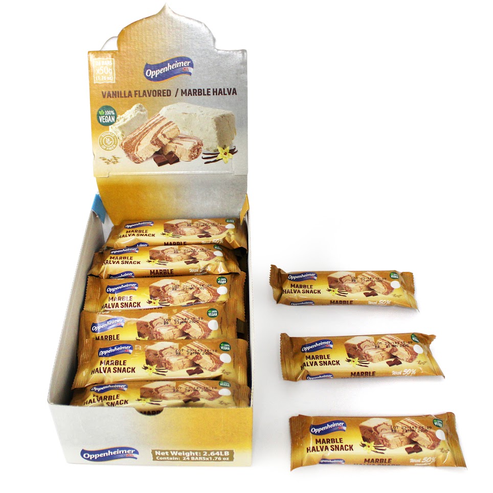 Oppenheimer Halva Bar Marble Flav - Oppenheimer