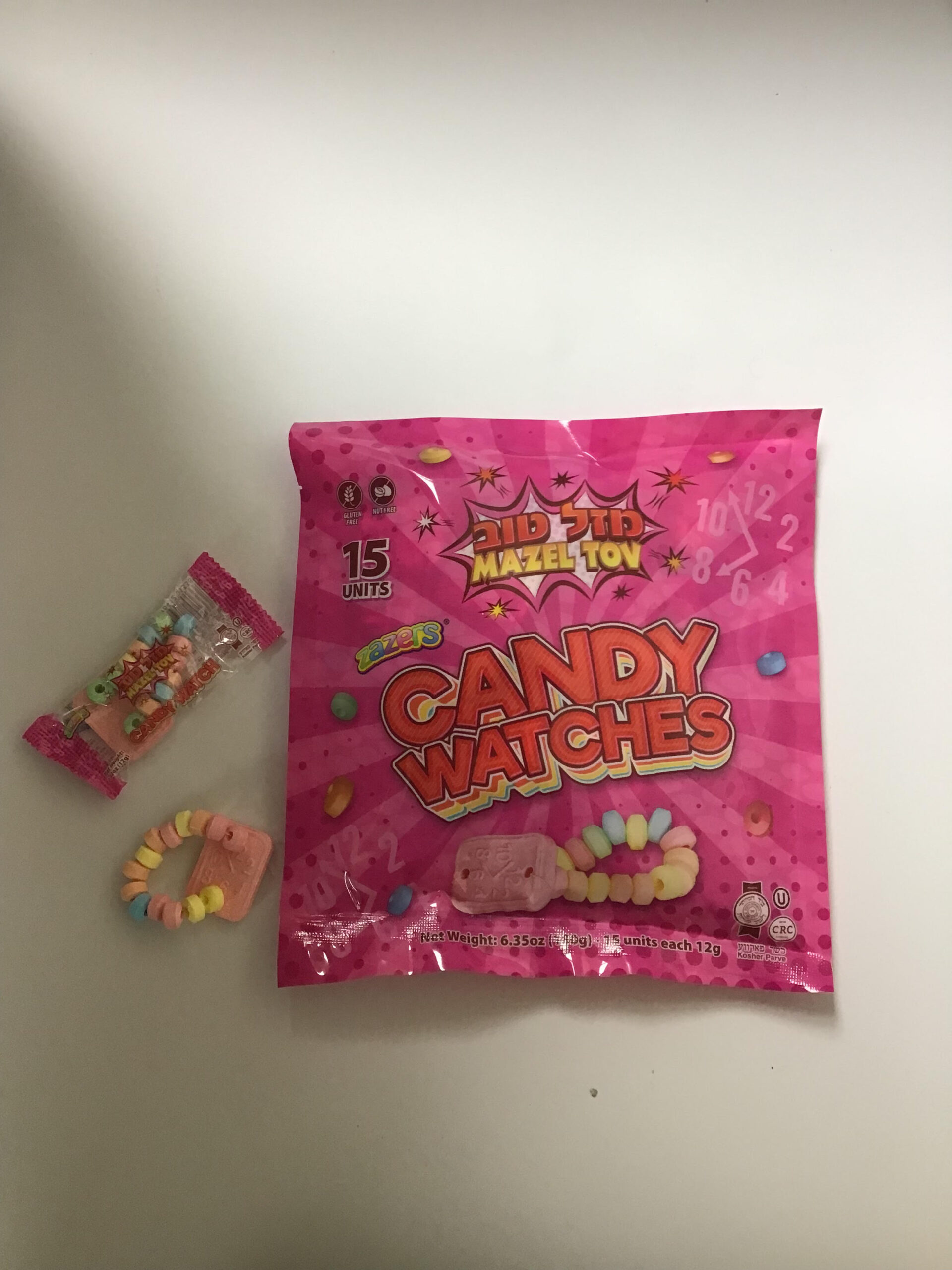 Candy Watch Mazel Tov Pink In Bag - Oppenheimer