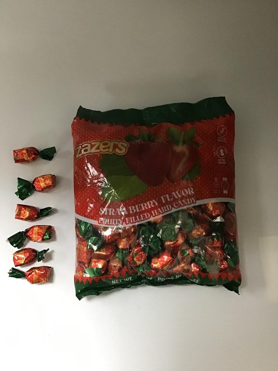 Strawberry Fruit Filled Candy (700gr) BULK - Oppenheimer