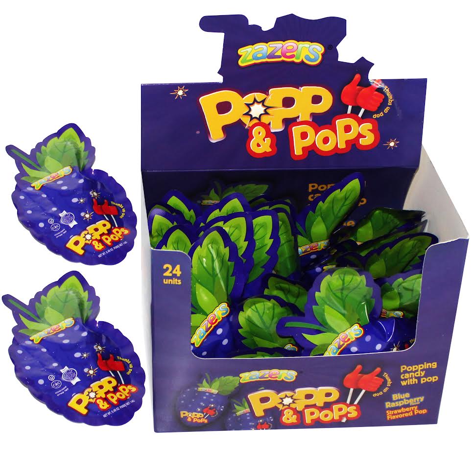 Popping Candy With Pop Blue Raspberry Flv - Oppenheimer