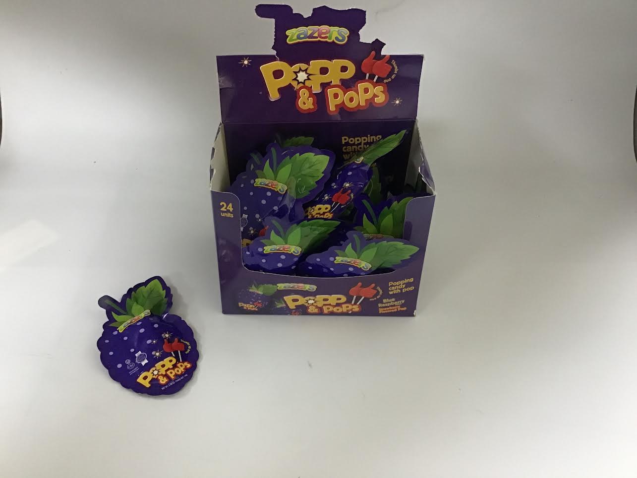 Popping Candy With Pop Blue Raspberry Flv - Oppenheimer