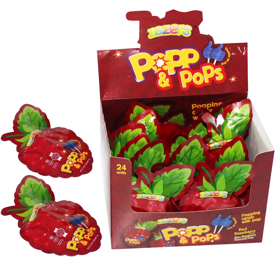 Popping Candy With Pop Red Raspberry Flv - Oppenheimer
