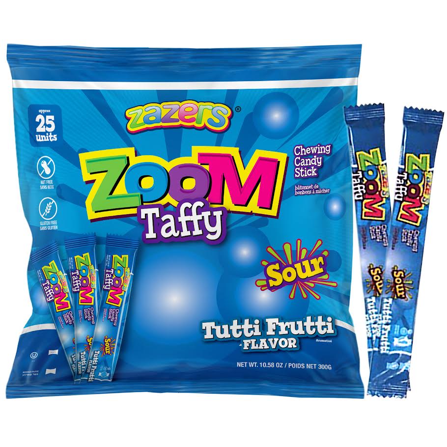 Zoom Stick Sour Taffy Tutti Frutti - Oppenheimer