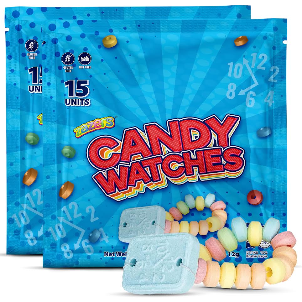 Candy Watch Mazel Tov Blue In Bag - Oppenheimer