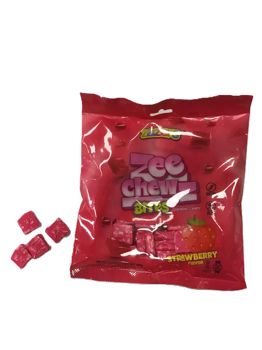 Zee Chewz Bites Strawberry Flf (150gr) - Oppenheimer