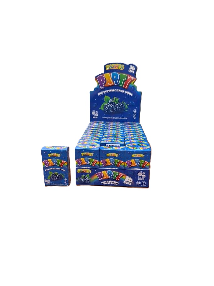 Party Blue Raspberry Flavor In Box - Oppenheimer