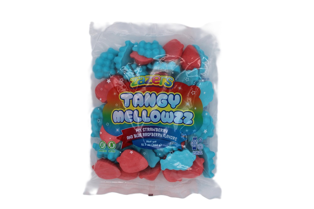 Tangy Mellowzz Mix Strawberry & B Ras Flv (Bear Shape) - Oppenheimer